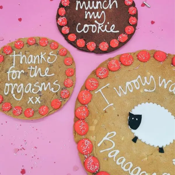 Personalised Valentines Day Cookie | Freshly Baked Postbox Gifts